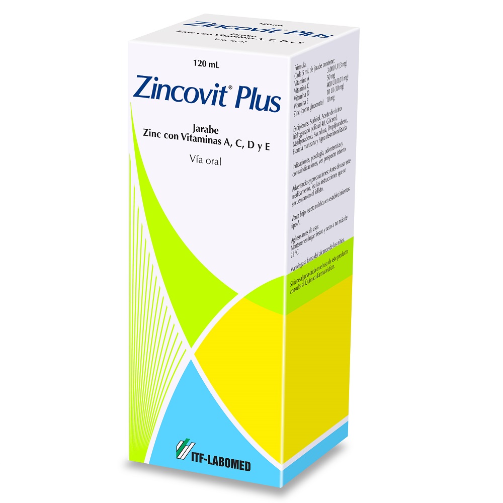 Zincovit Plus x 120 mL Jarabe | Farmacias Ahumada