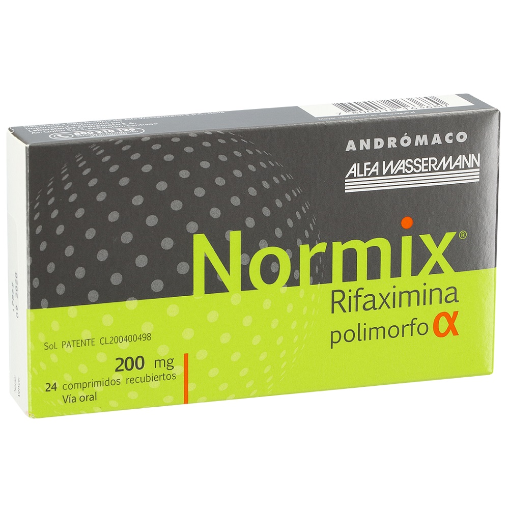 Normix 200 mg x 24 Comprimidos Recubiertos | Farmacias Ahumada