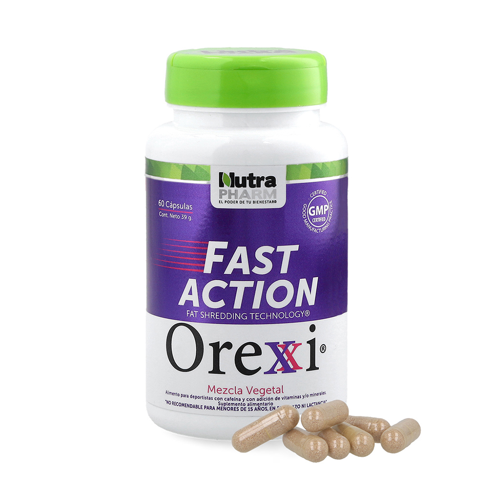 Orexxi Fast Act 60 Cápsulas | Farmacias Ahumada