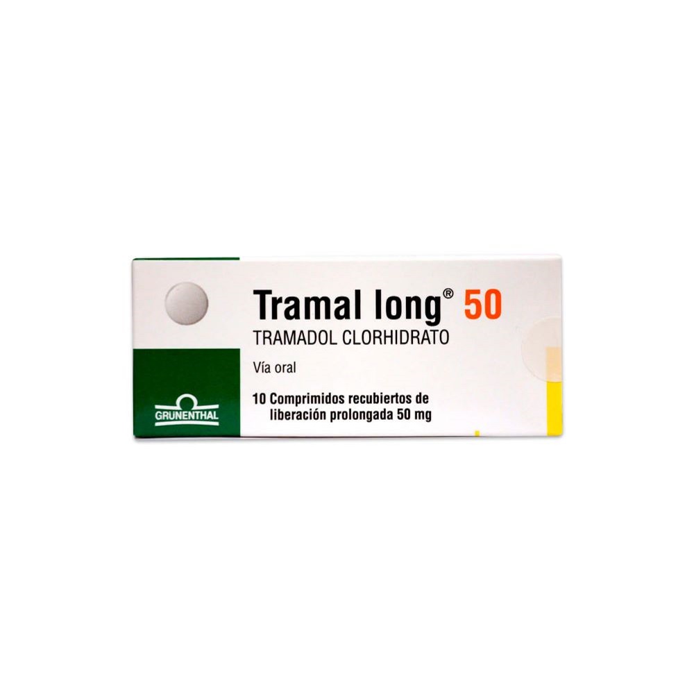 Tramal Long 50 mg x 10 Comprimidos Recubiertos de Liberación Prolongada ...