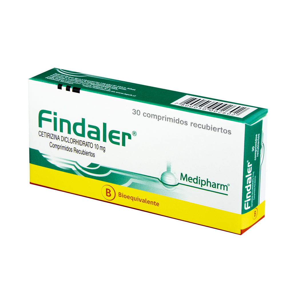 Findaler 10 mg x 30 Comprimidos | Farmacias Ahumada