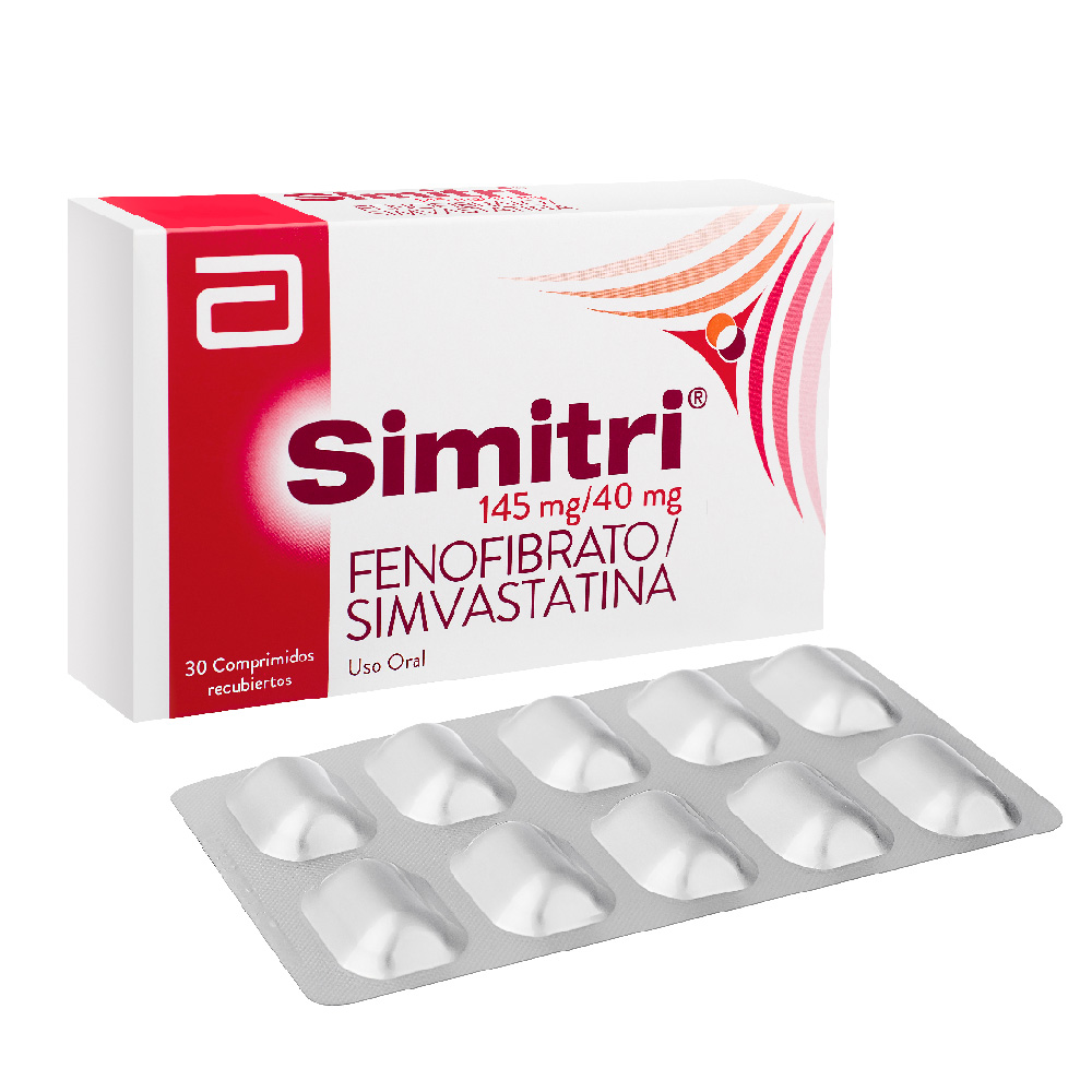 Simitri 145 mg/40 mg x 30 Comprimidos Recubiertos | Farmacias Ahumada