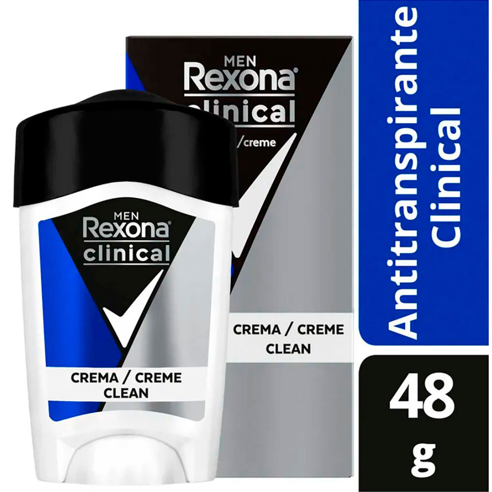 Rexona Desodorante Clinical Soft Solid Men x 48 g | Farmacias Ahumada