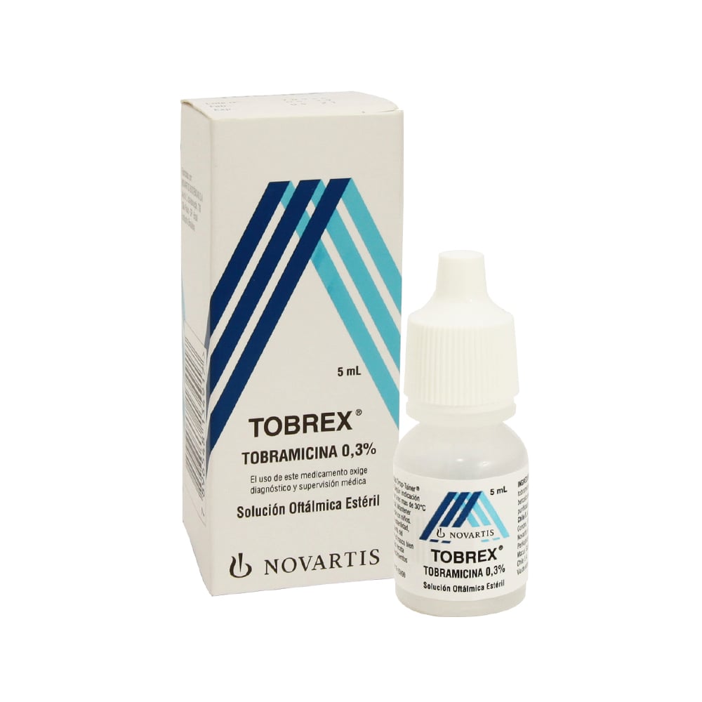 Tobrex 0,3 % x 5 mL Solución Oftálmica | Farmacias Ahumada