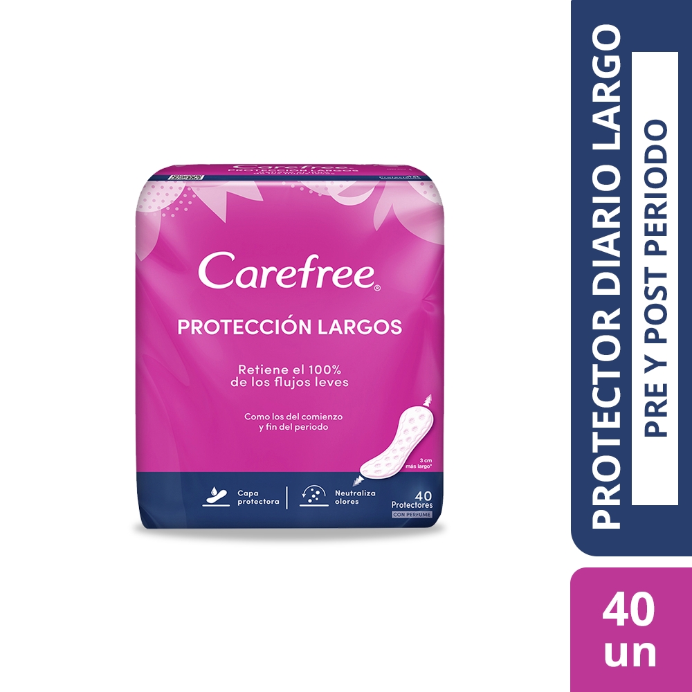 Protectores Diarios Largos 40 un | Farmacias Ahumada