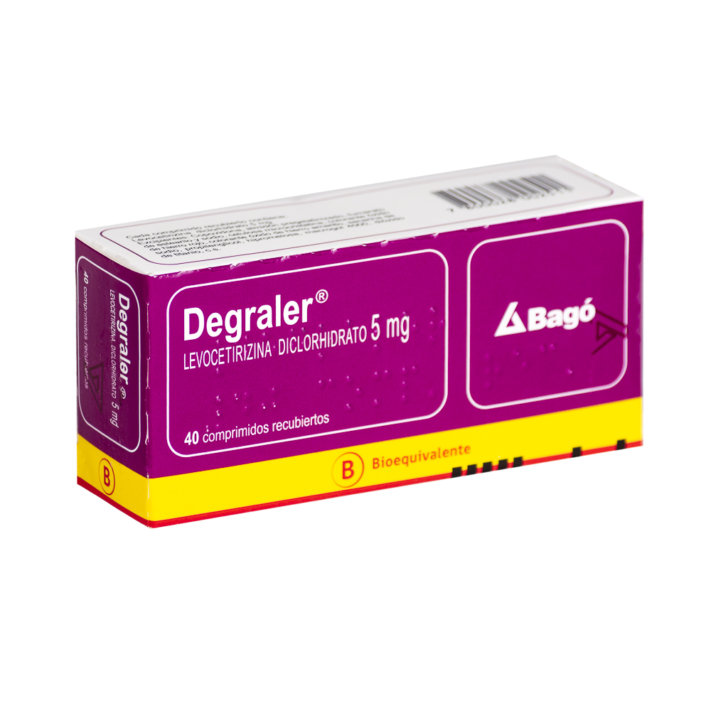Degraler 5 mg x 40 Comprimidos Recubiertos | Farmacias Ahumada