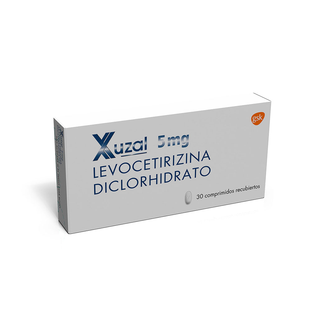 Xuzal 5 mg x 30 Comprimidos Recubiertos | Farmacias Ahumada