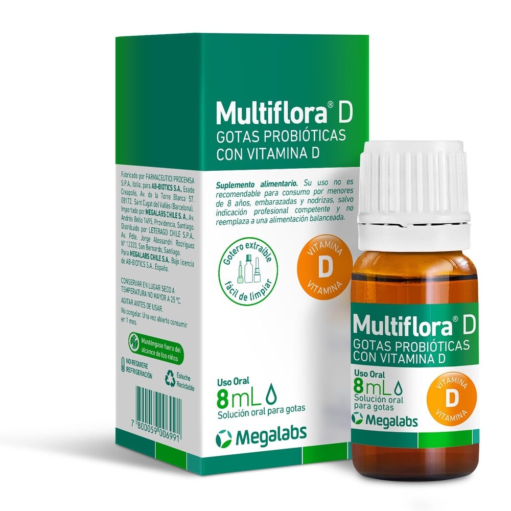 Multiflora D3 Gotas X 8 Ml | Farmacias Ahumada