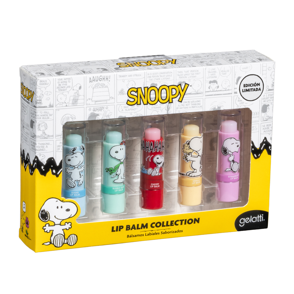 Snoopy | Set de Lip Balms hidratantes (5 uds)