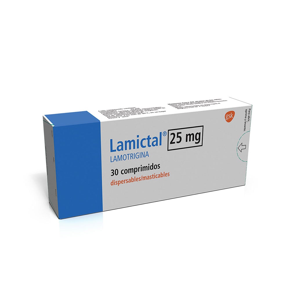 Lamictal 25 mg x 30 Comprimidos Dispersables | Farmacias Ahumada