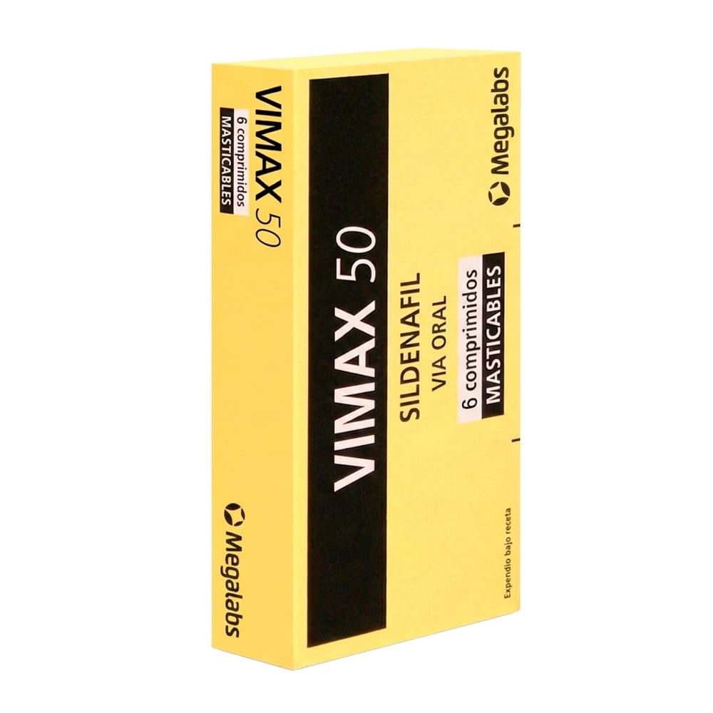 Vimax 50 mg 6 Comprimidos Masticables - Mejora Sexual