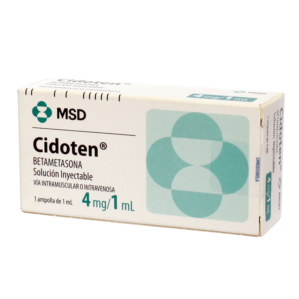 Cidoten 4 mg/1 mL | Solución inyectable