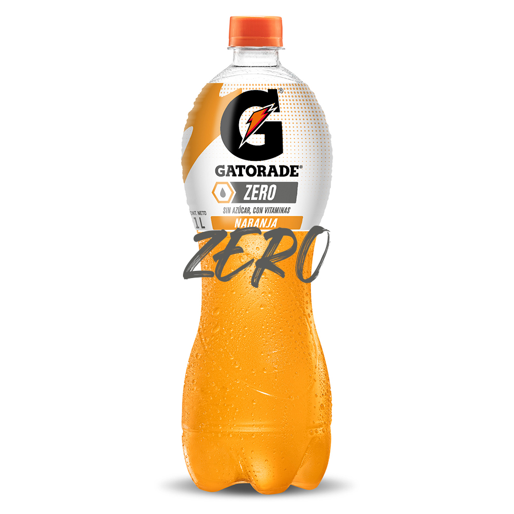 Gatorade Naranja Zero 1Litro | Farmacias Ahumada