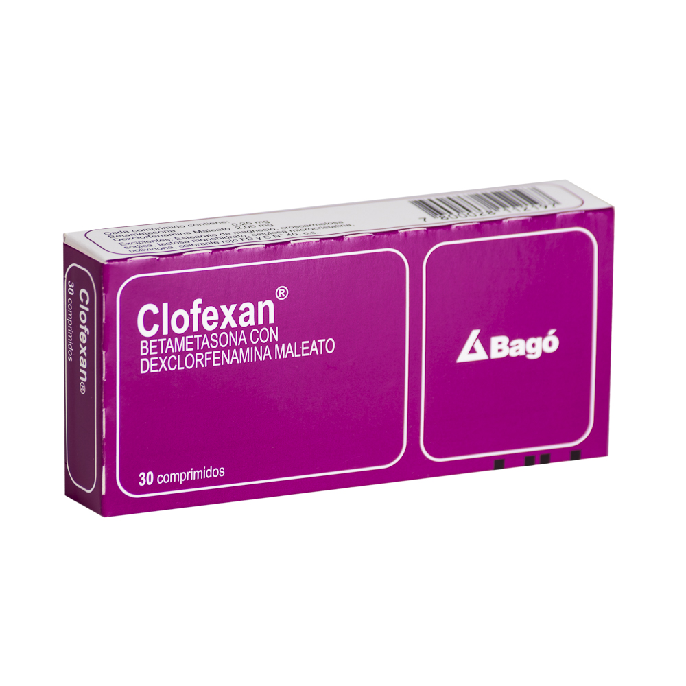 Clofexan x 30 Comprimidos | Farmacias Ahumada