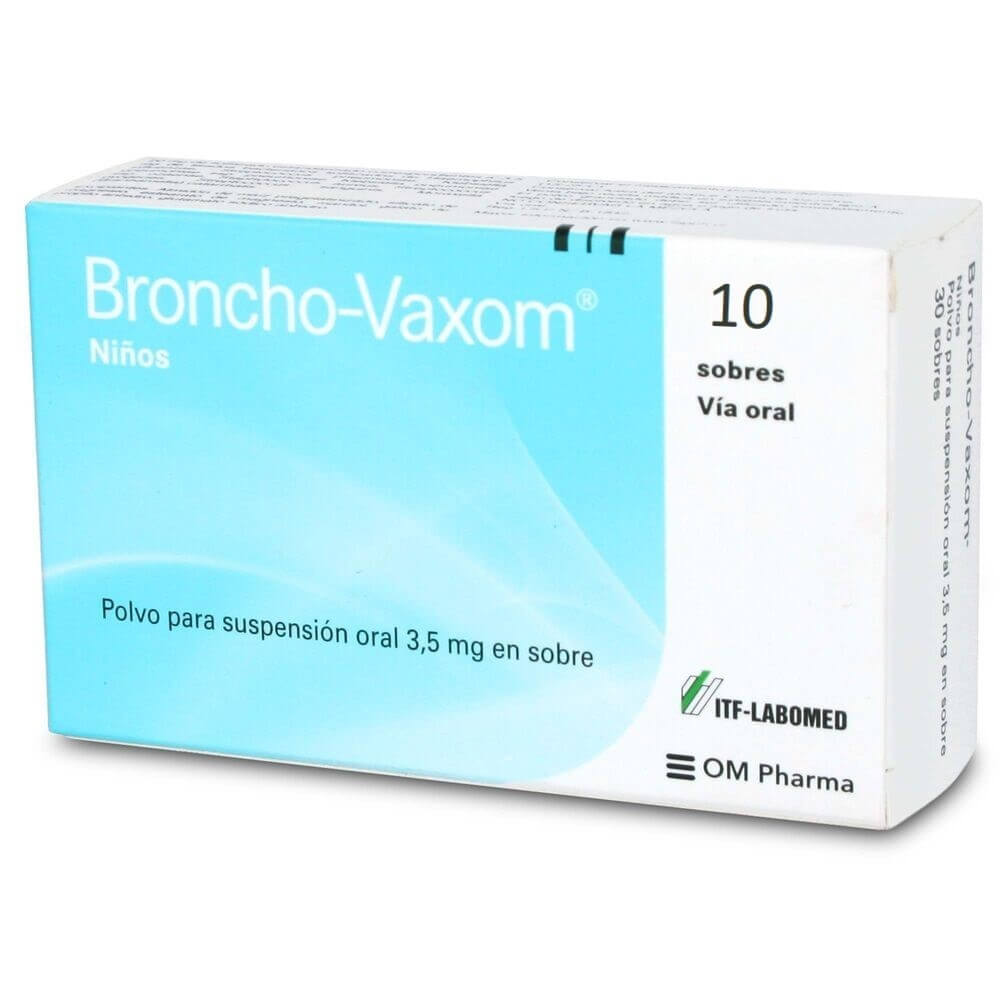 Broncho Vaxom 3,5 mg x 10 Sobres De Granulos Para Solucion Oral ...