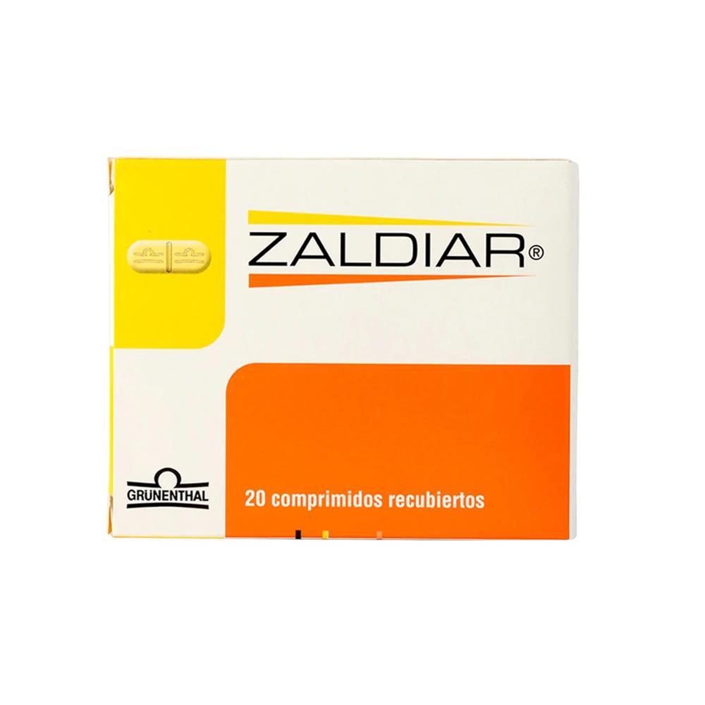 Zaldiar x 20 Comprimidos Recubiertos | Farmacias Ahumada