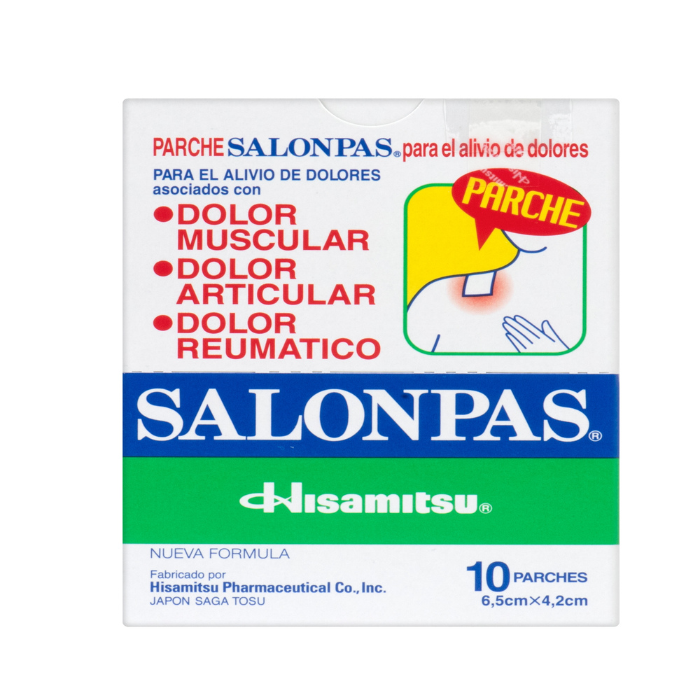 Salonpas Parches Sobre x 10 Unid. | Farmacias Ahumada