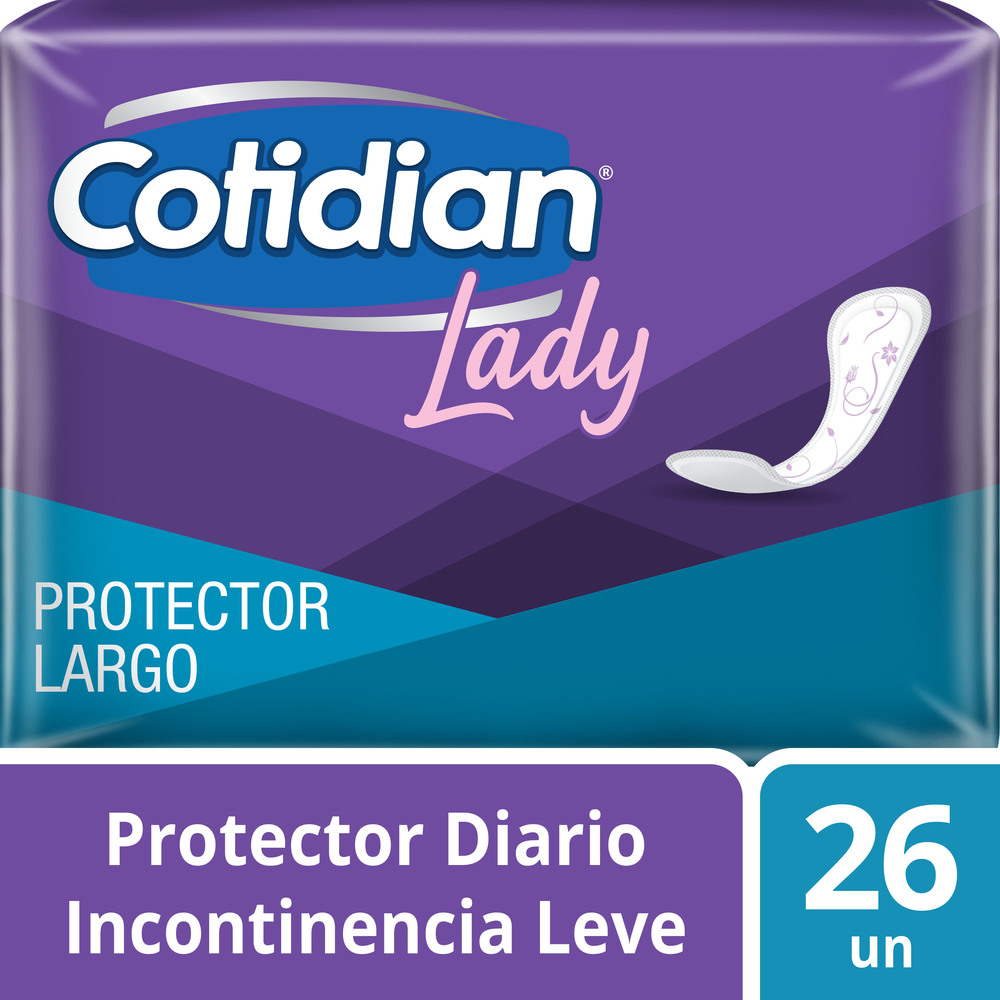Cotidian Lady Protector Diario Largo x 26 Unidades | Farmacias Ahumada