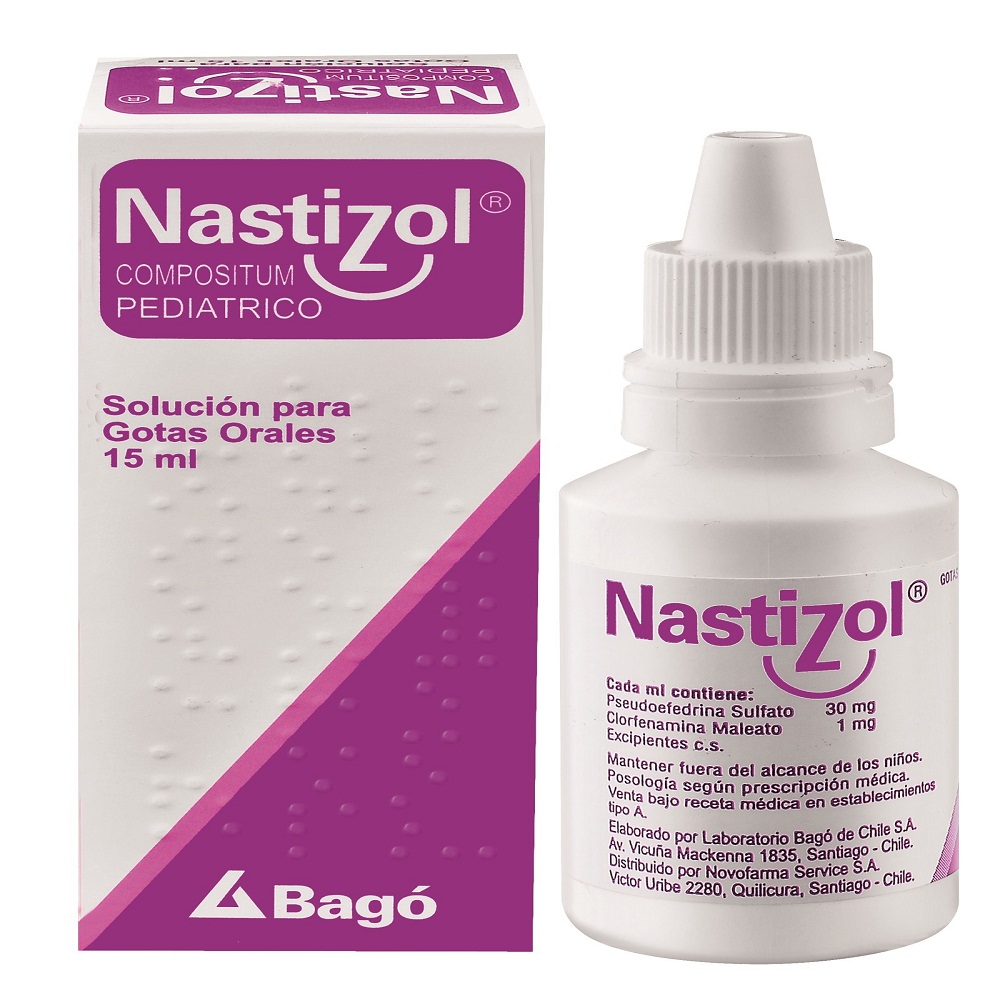 Nastizol Compositum gotas orales 15 mL | Solución oral