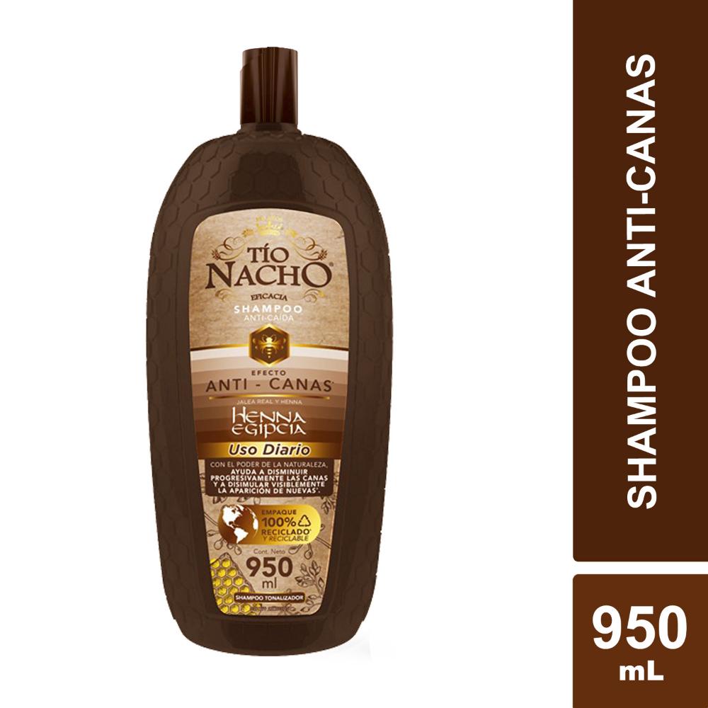 Tío Nacho Shampoo Anti-Canas Henna 950ml | Farmacias Ahumada