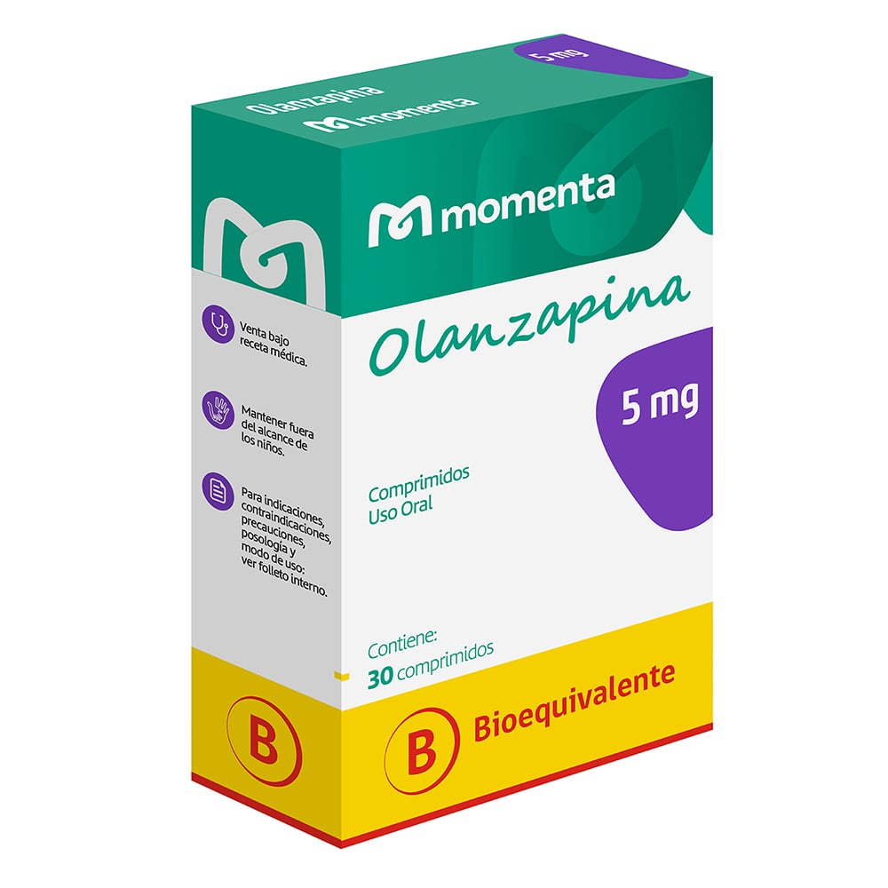 Olanzapina 5 mg x 30 Comprimidos | Farmacias Ahumada