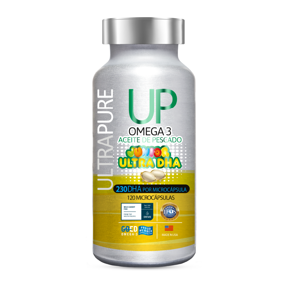 Omega Up Junior Ultra DHA | 120 microcápsulas para niños