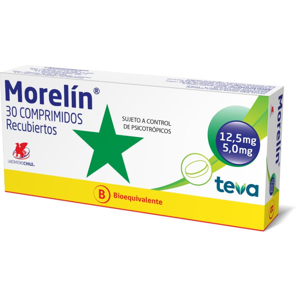 Morelin x 30 Comprimidos Recubiertos | Farmacias Ahumada