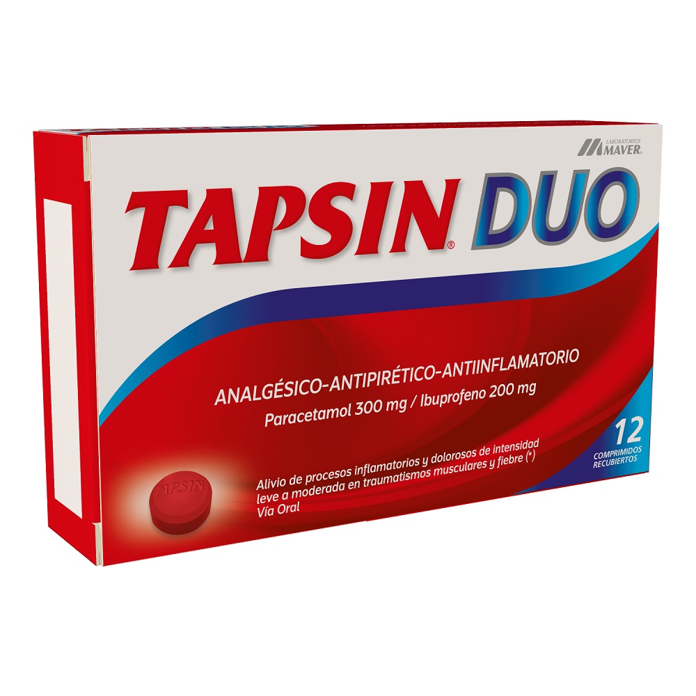 Tapsin Duo x 12 Comprimidos Recubiertos | Farmacias Ahumada