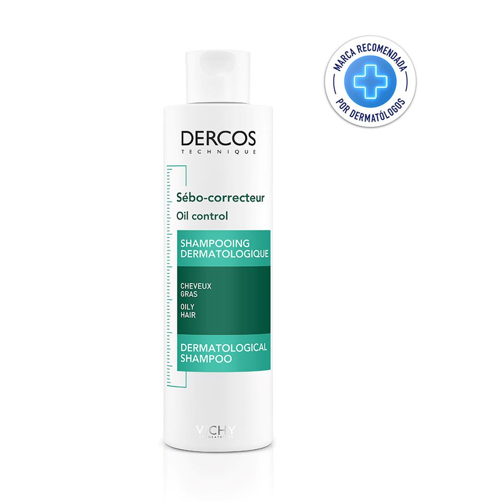 Shampoo Dercos Vichy Sebo Corrector 200 mL | Farmacias Ahumada