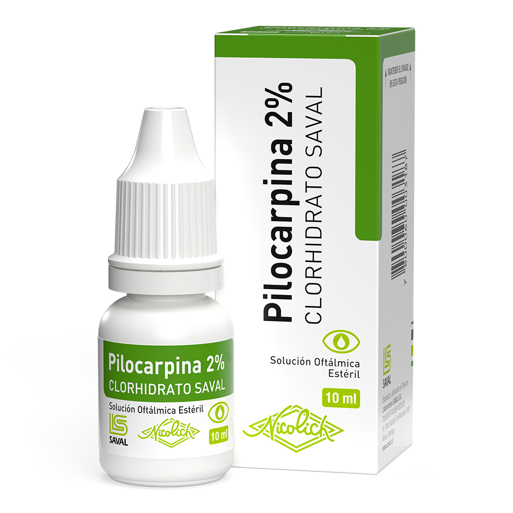 Pilocarpina Clorhidrato 2 % x 10 ml Solución Oftálmica SAVAL S.A ...