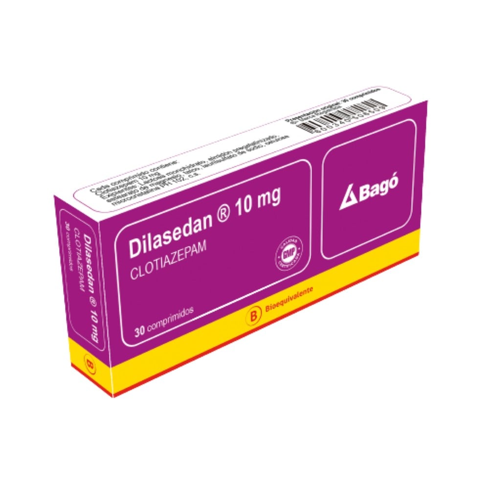 Dilasedan 10 mg 30 Comprimidos | Farmacias Ahumada