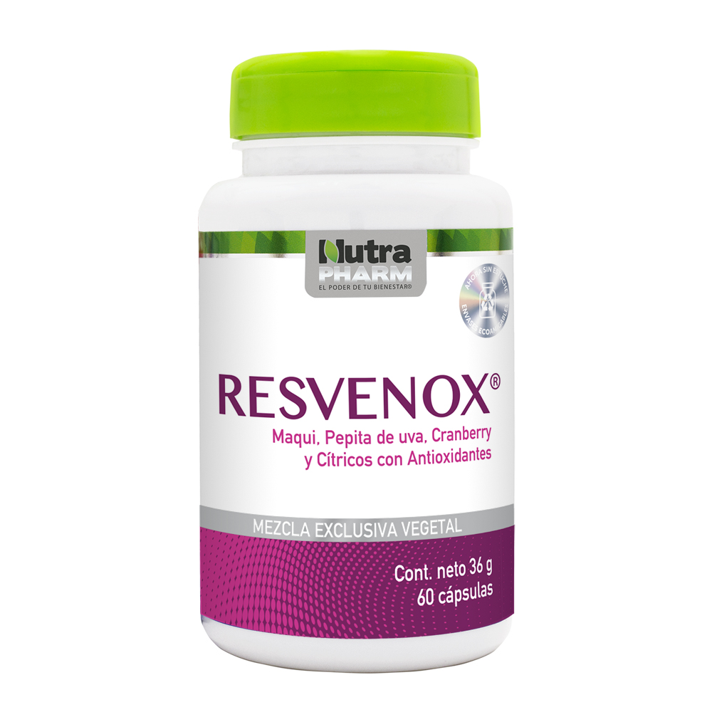 Resvenox Nutrapharm 60 Capsulas | Farmacias Ahumada