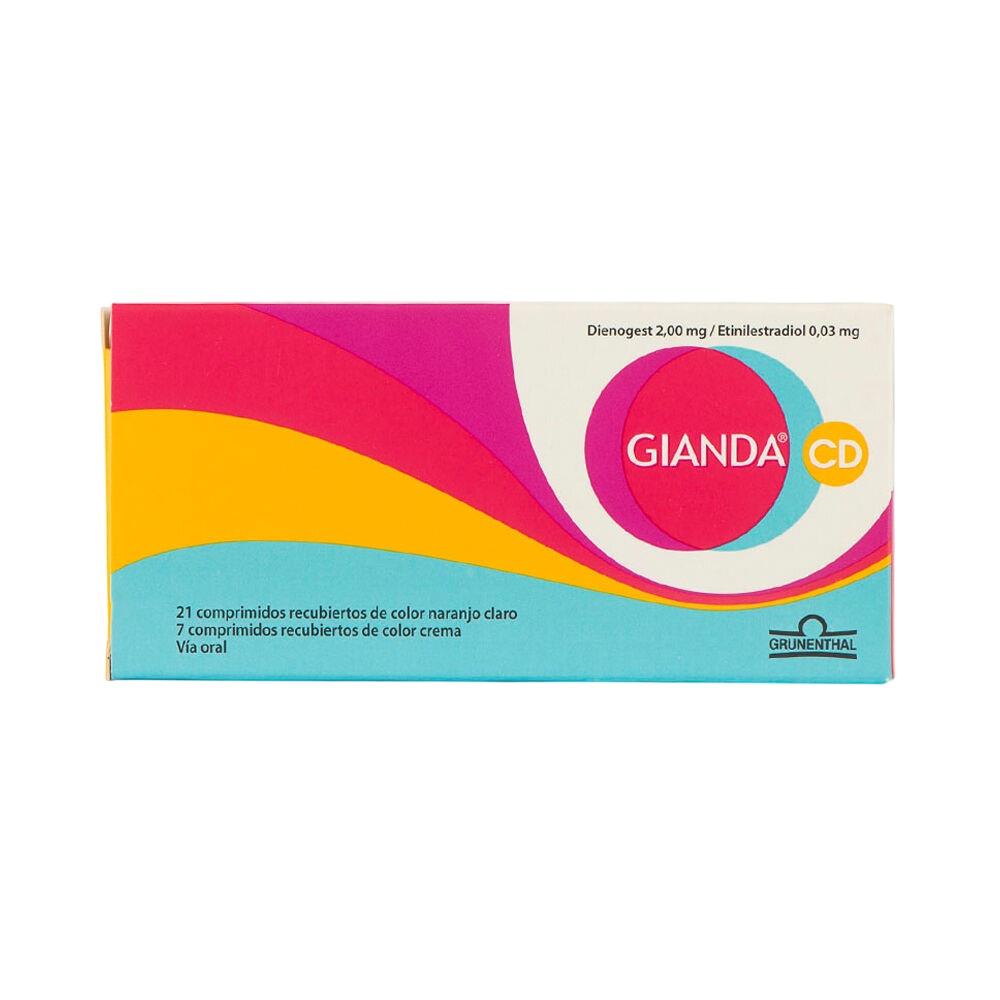 Gianda CD x 28 Comprimidos Recubiertos | Farmacias Ahumada