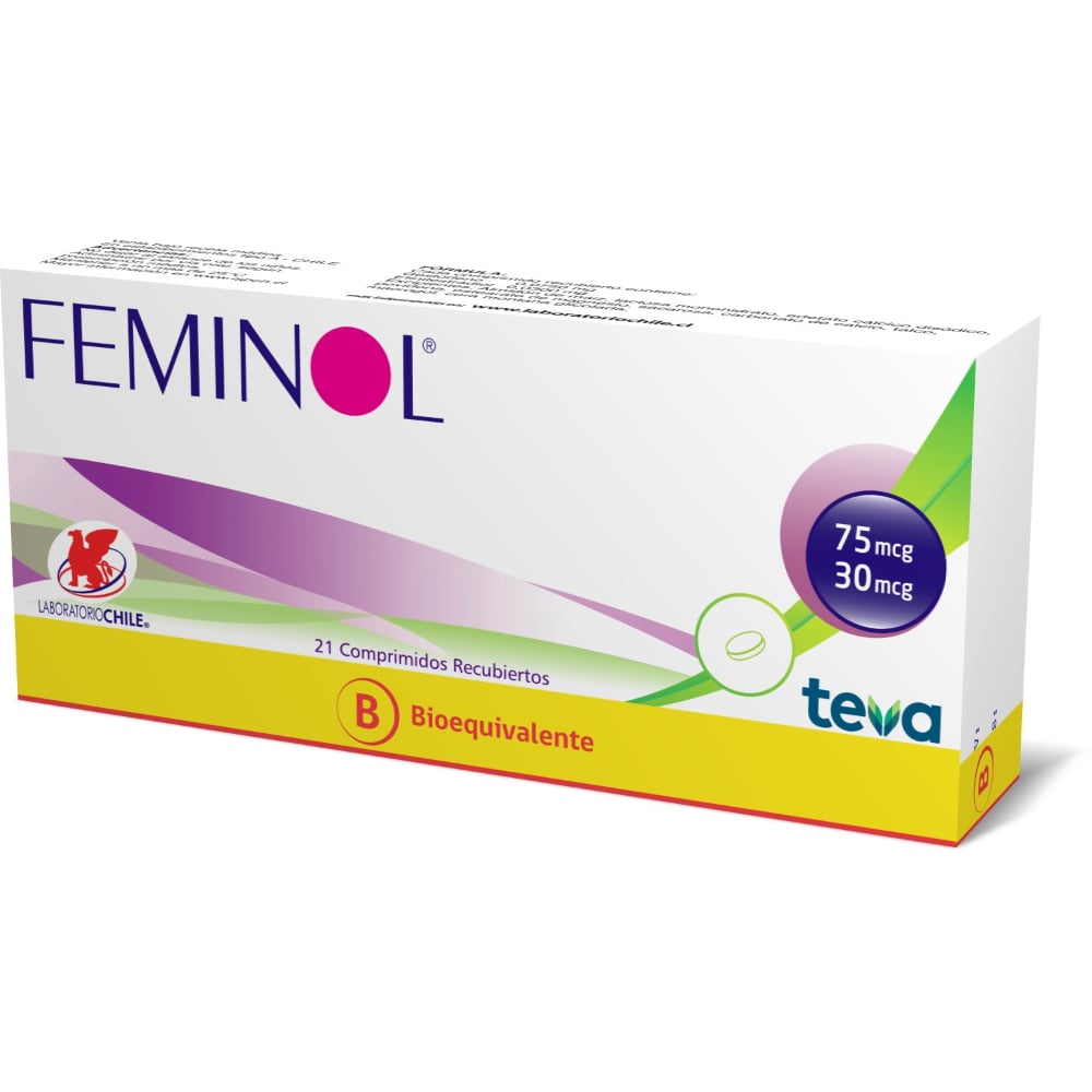 Feminol 21 Comprimidos Recubiertos | Farmacias Ahumada