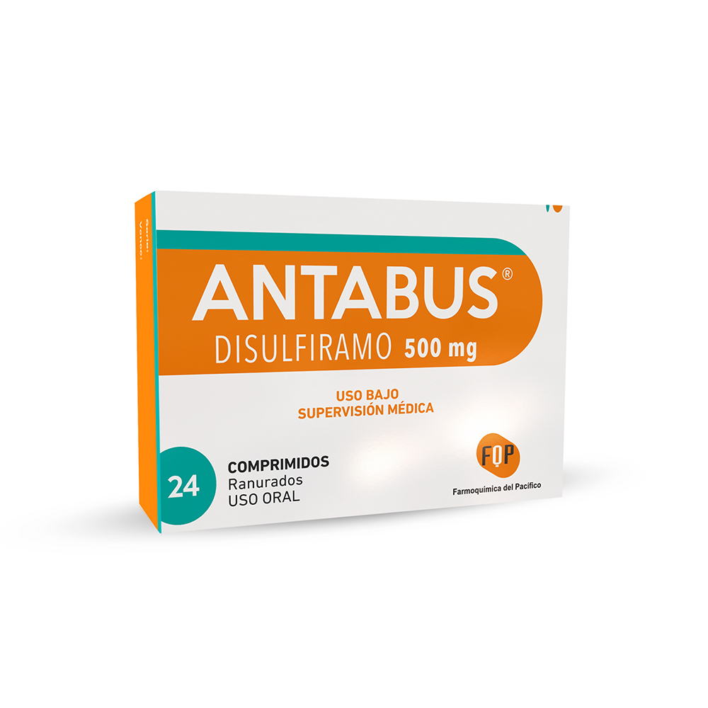 Antabus 500 mg 24 Comprimidos | Farmacias Ahumada