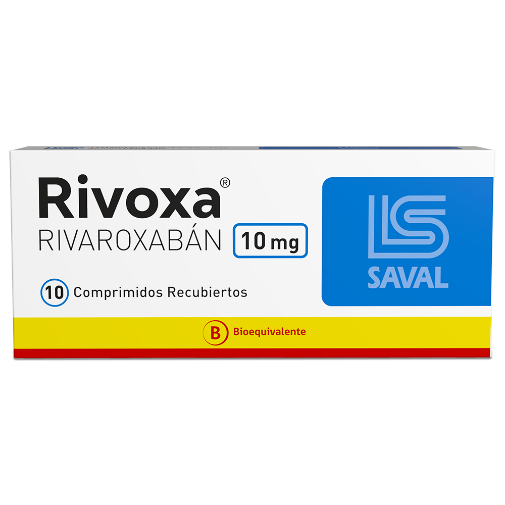 Rivoxa 10 mg x 10 Comprimidos Recubiertos | Farmacias Ahumada