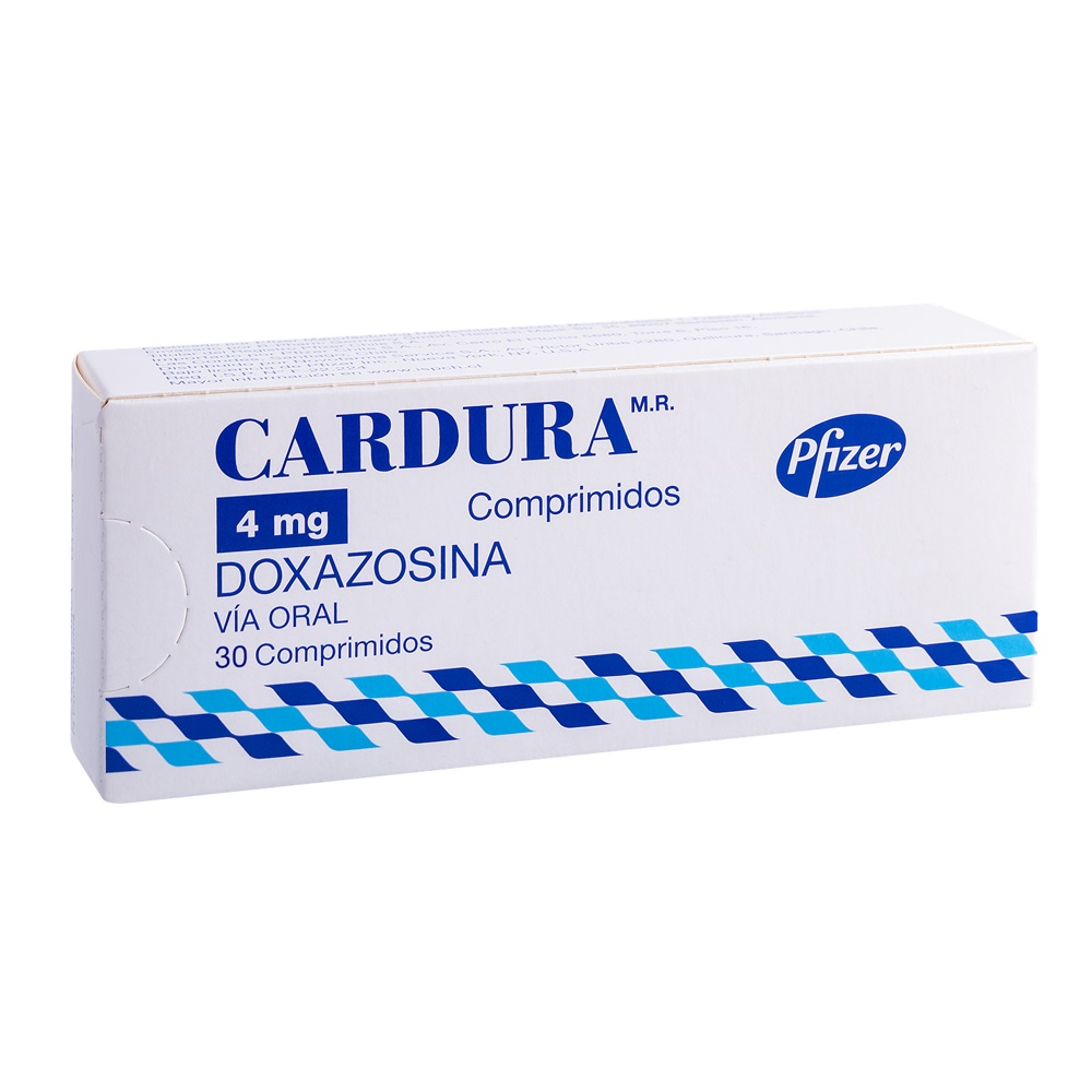 Cardura XL 4 mg x 30 Comprimidos | Farmacias Ahumada