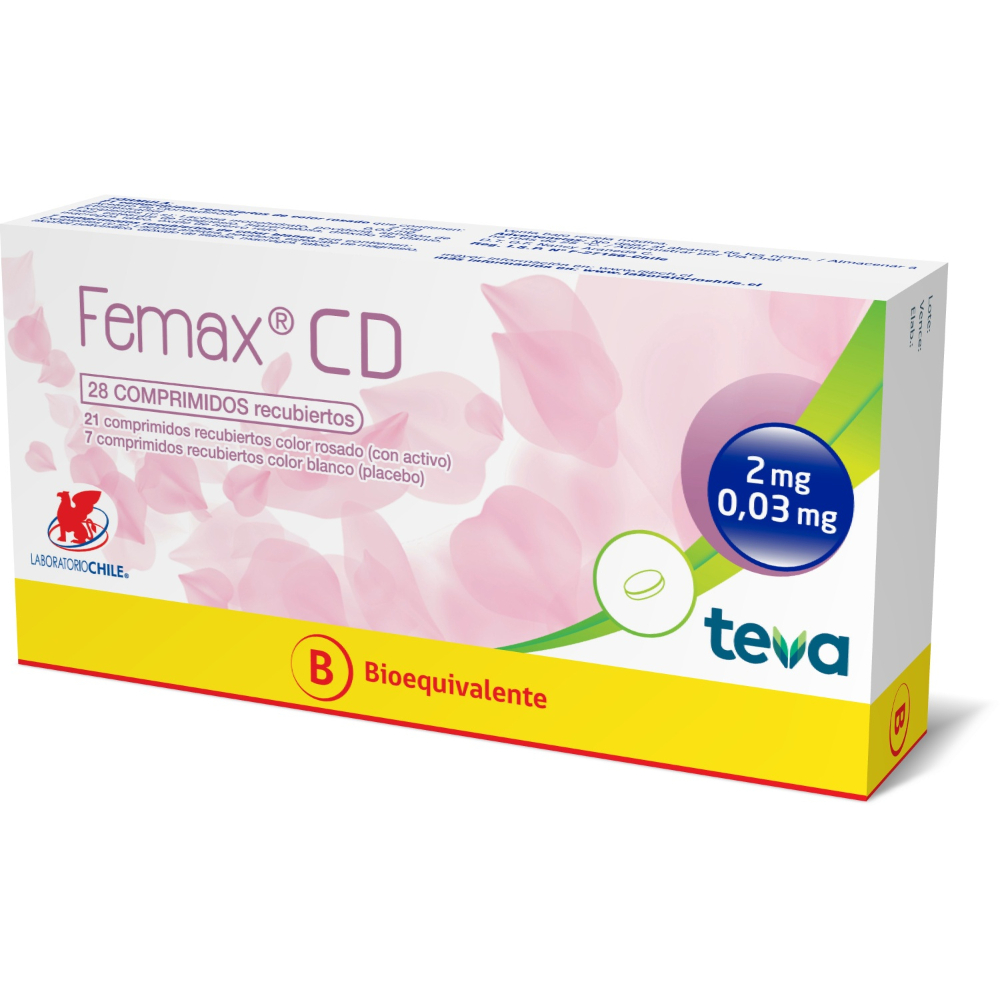 Femax CD x 28 Comprimidos Recubiertos | Farmacias Ahumada