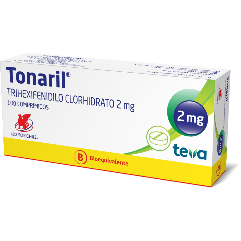 Tonaril 2 mg x 100 Comprimidos | Farmacias Ahumada