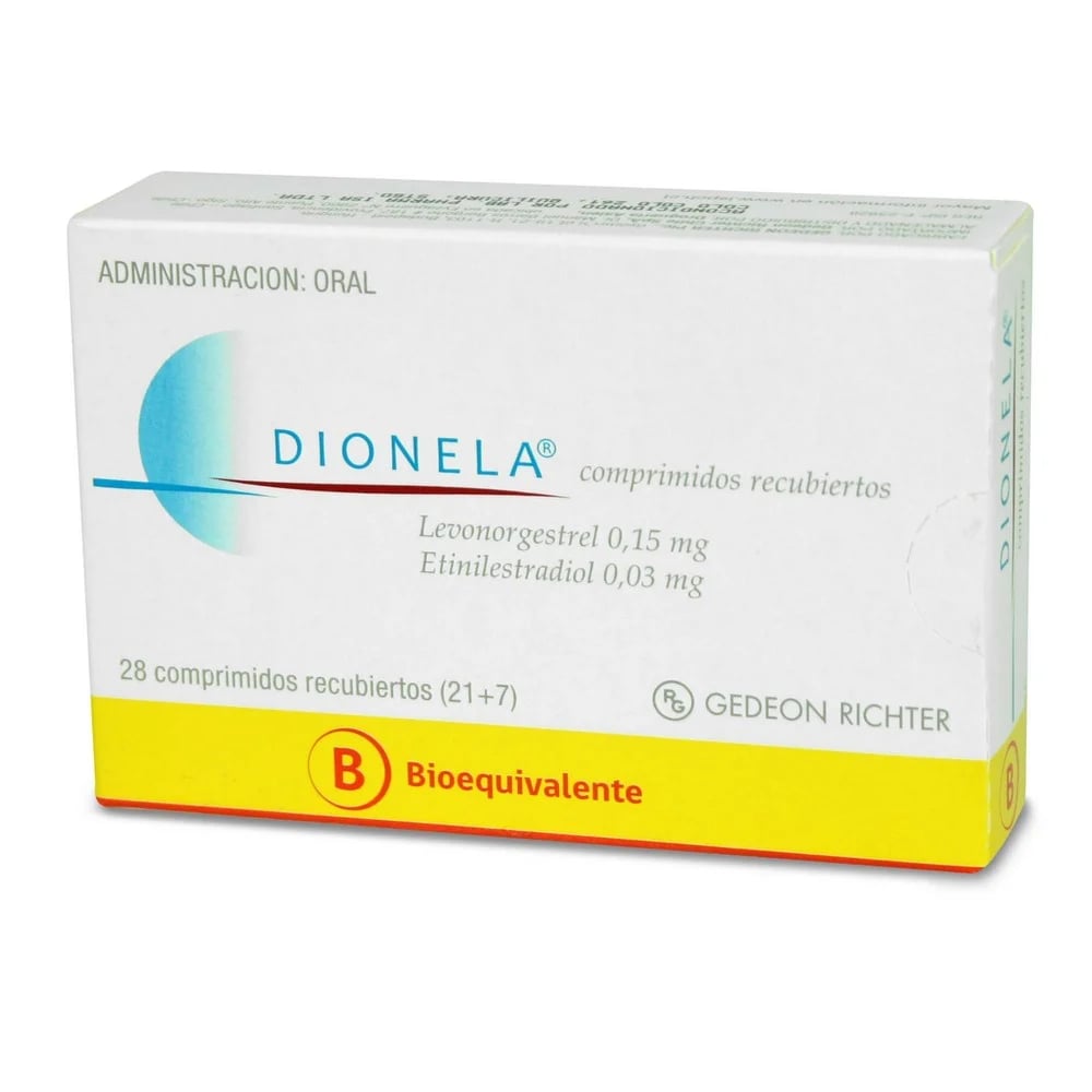 Dionela Anticonceptivo Oral 28comp Rec | Farmacias Ahumada