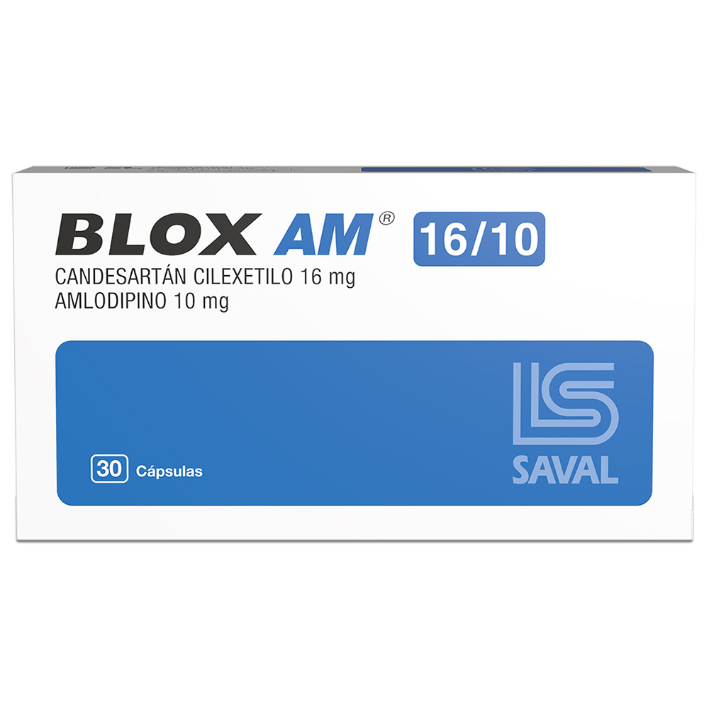 Blox AM 16/10 X 30 Capsulas | Farmacias Ahumada