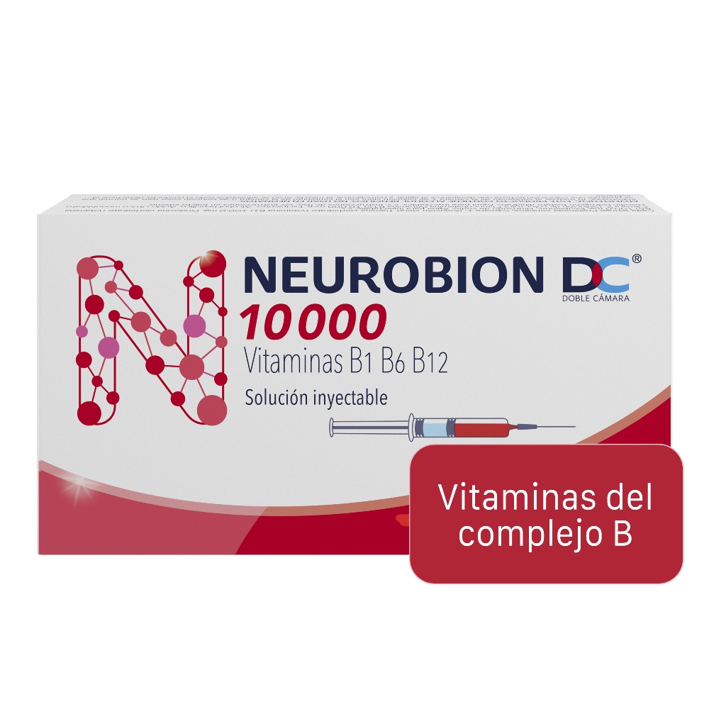 Neurobion DC Vitaminas del Complejo B con 3 jeringas | Farmacias Ahumada