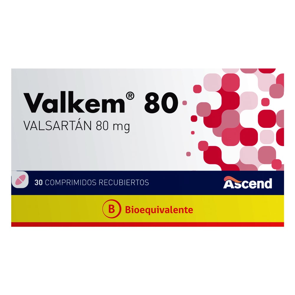 VALKEM 80mg x 30 Comprimidos