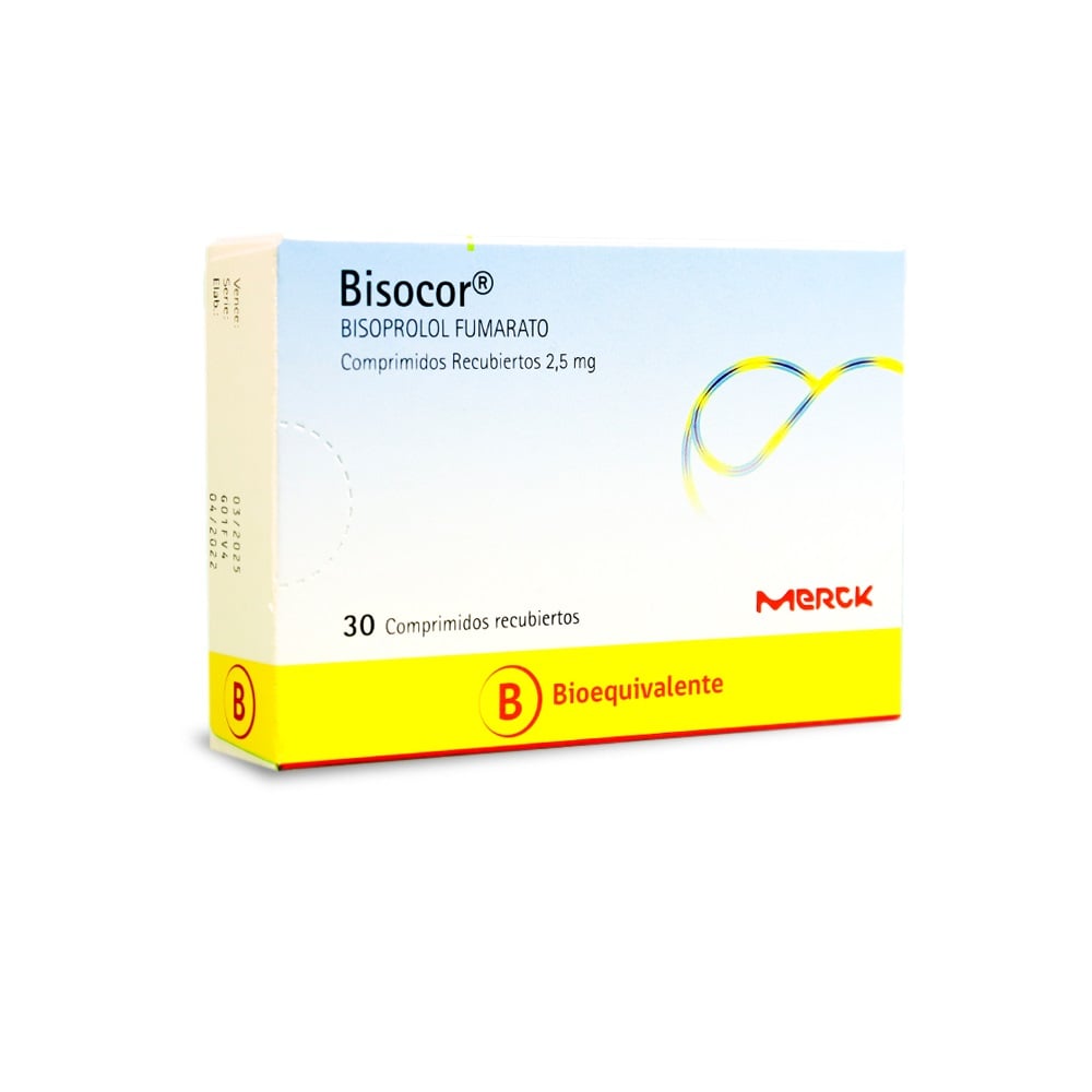 Bisocor 2,5 mg x 30 Comprimidos Recubiertos | Farmacias Ahumada