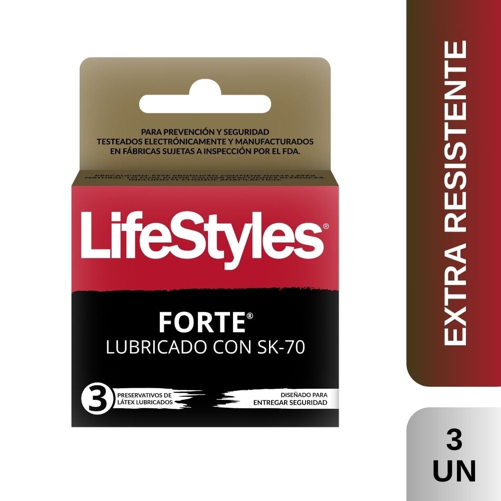 Lifestyles Extra Resistente x 3 Unidades | Farmacias Ahumada