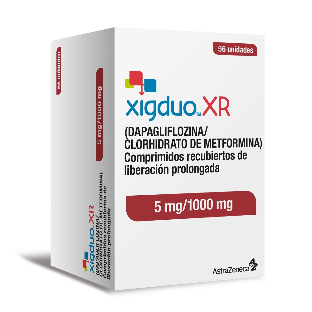 Xig Duo XR 5 mg/1000 mg x 56 Comprimidos Recubiertos de Liberación ...