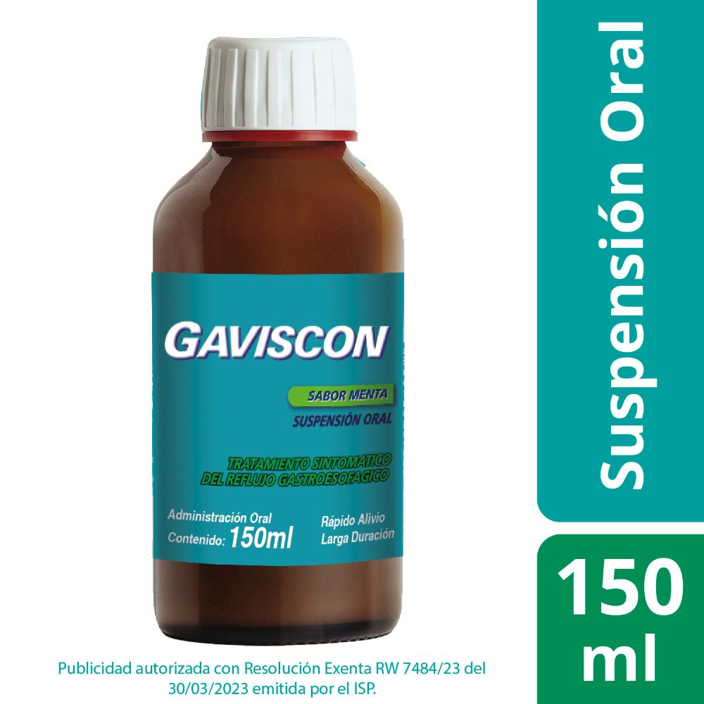Gaviscon Suspensión Oral Botella Original 150 ml | Farmacias Ahumada