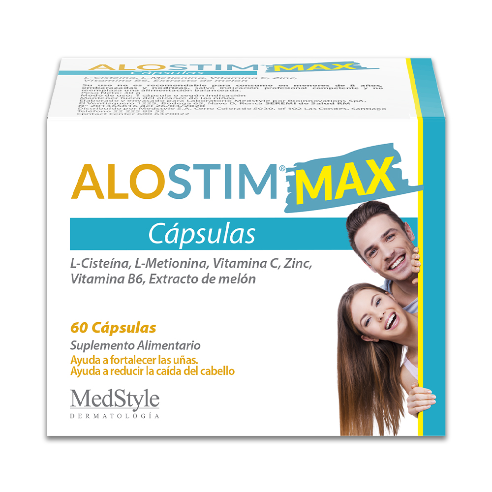 Alostim Max 60 Cápsulas | Farmacias Ahumada