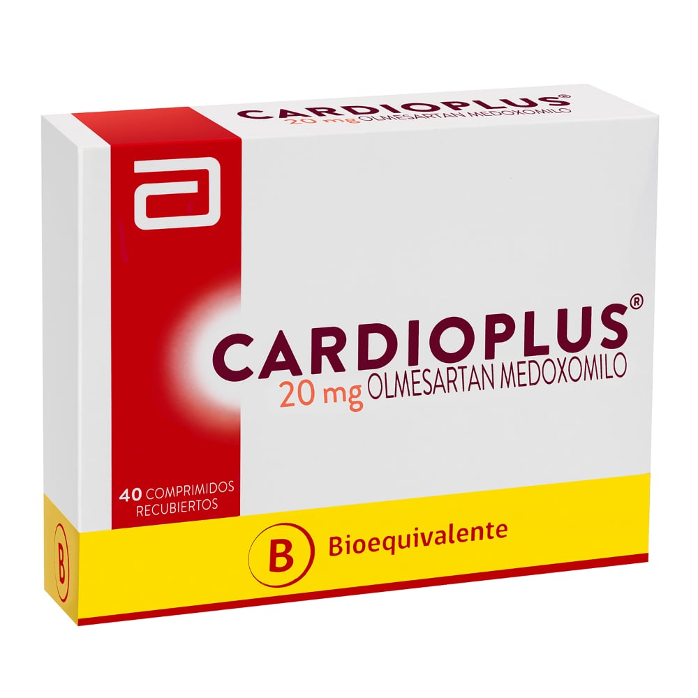 Cardioplus 20 mg x 40 Comprimidos Recubiertos | Farmacias Ahumada