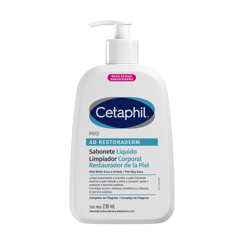 Limpiador Cetaphil Corporal Pro Ad Restoraderm 236 mL | Farmacias Ahumada